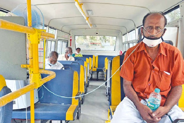 ‘Oxygen bus’ launched in Tirupur