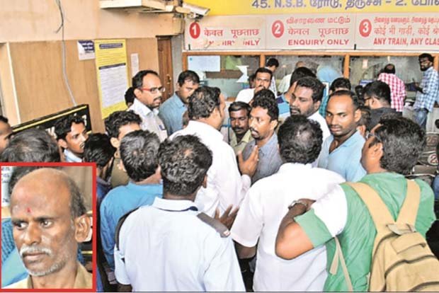 Railway staff attack auto driver, apologise