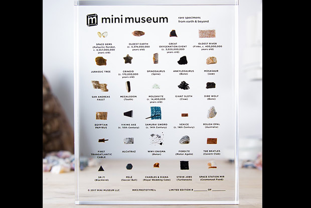 Mini Museum lets you display quirky tabletop gallery at home