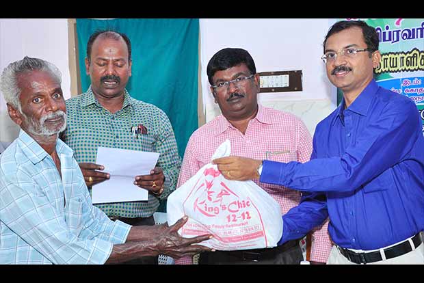 Nutritious food kit given to TB patients