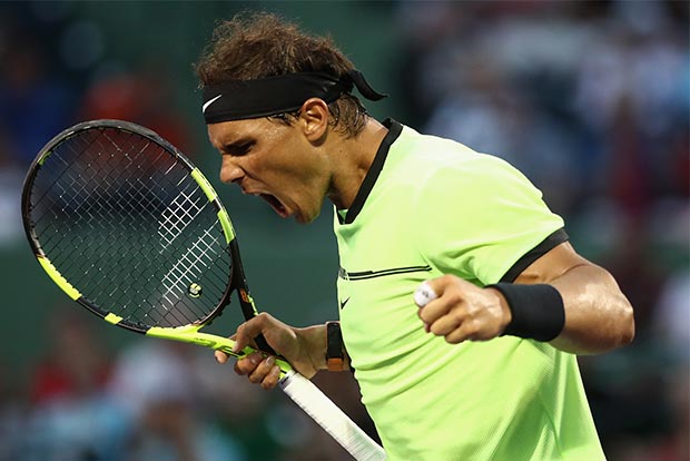 Nadal celebrates 1000th match with Miami win