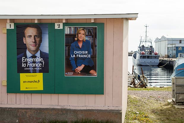 Macron, Le Pen face off as France elects president