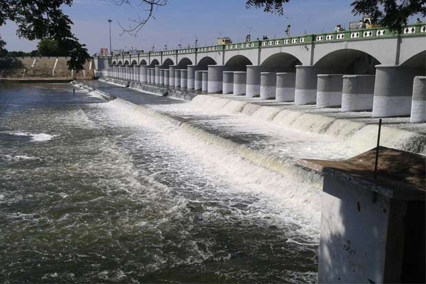Water released from Grand Anicut, Lower Bhavani reservoir